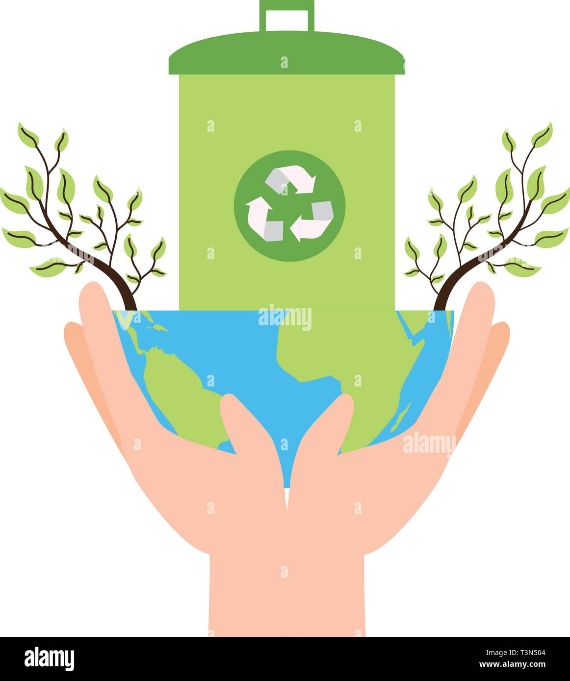 earth day card Stock Vector Image & Art - Alamy