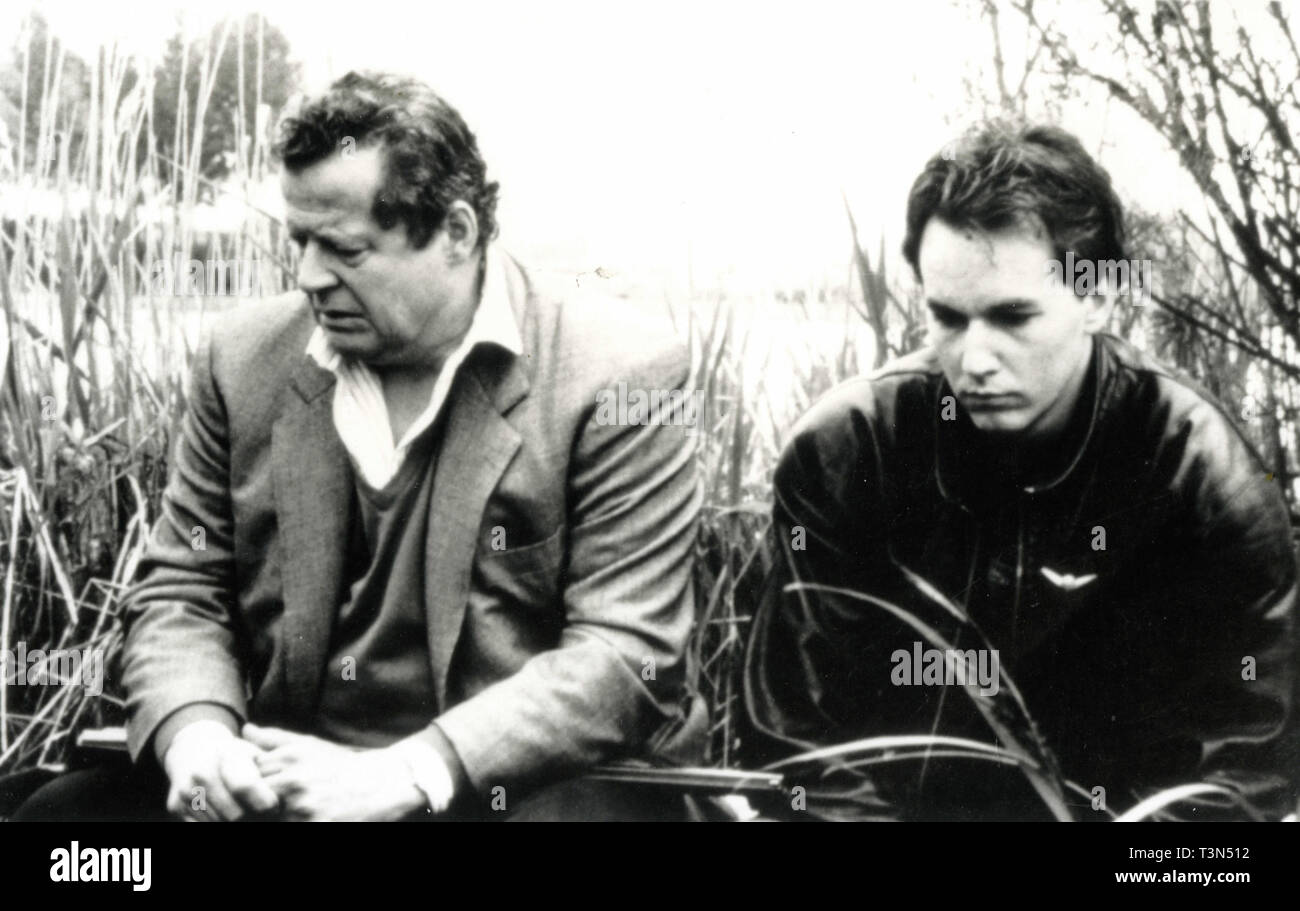 French actors Xavier Beauvois and Bernard Verley in the movie Nord ...