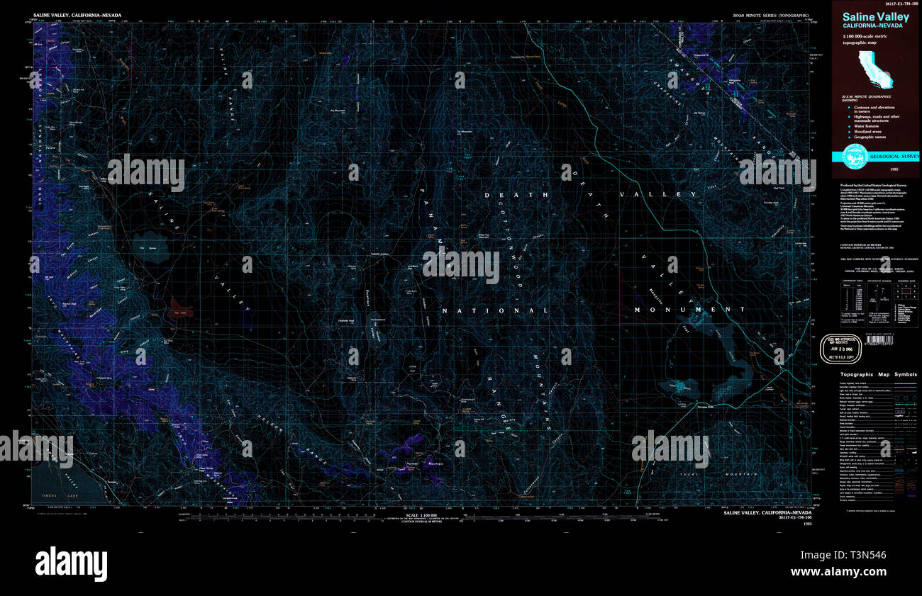 Saline map hi-res stock photography and images - Alamy