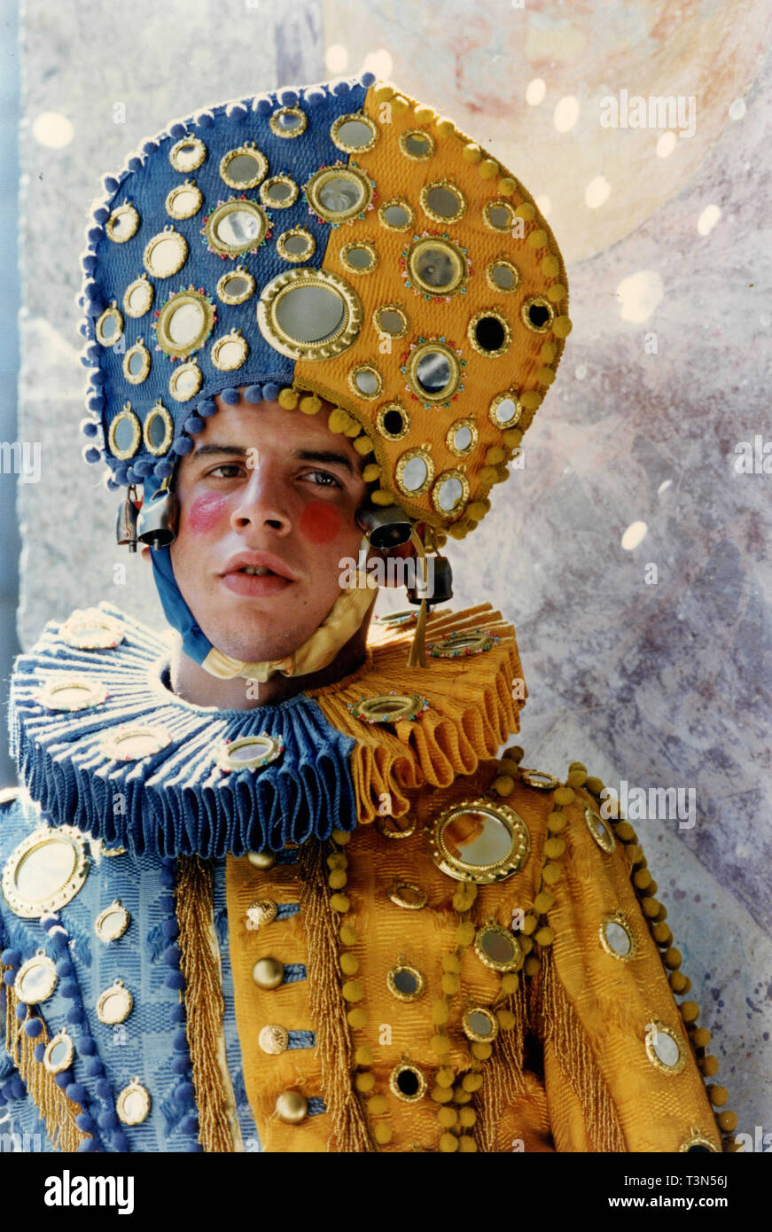 Unidentified masked actor, 1990s Stock Photo - Alamy