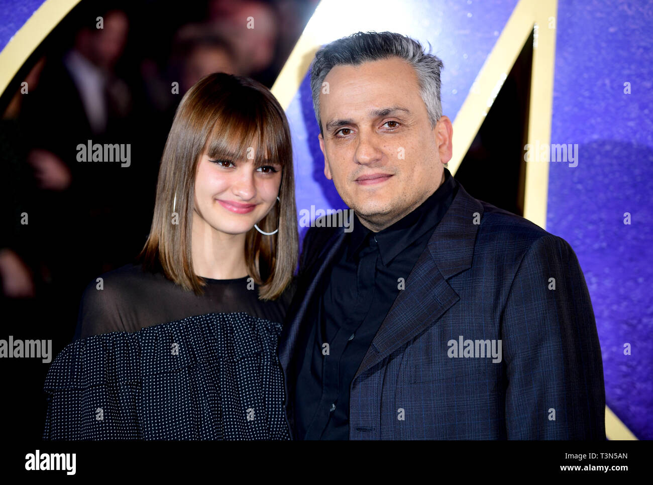 Joe Russo (right) and daughter attending the Avengers: Endgame fan ...