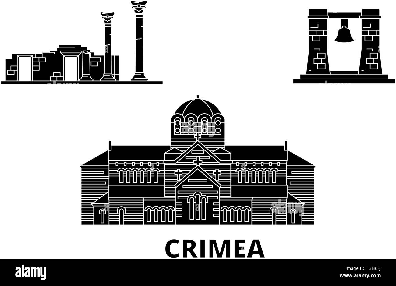 Nature of crimea Stock Vector Images - Alamy