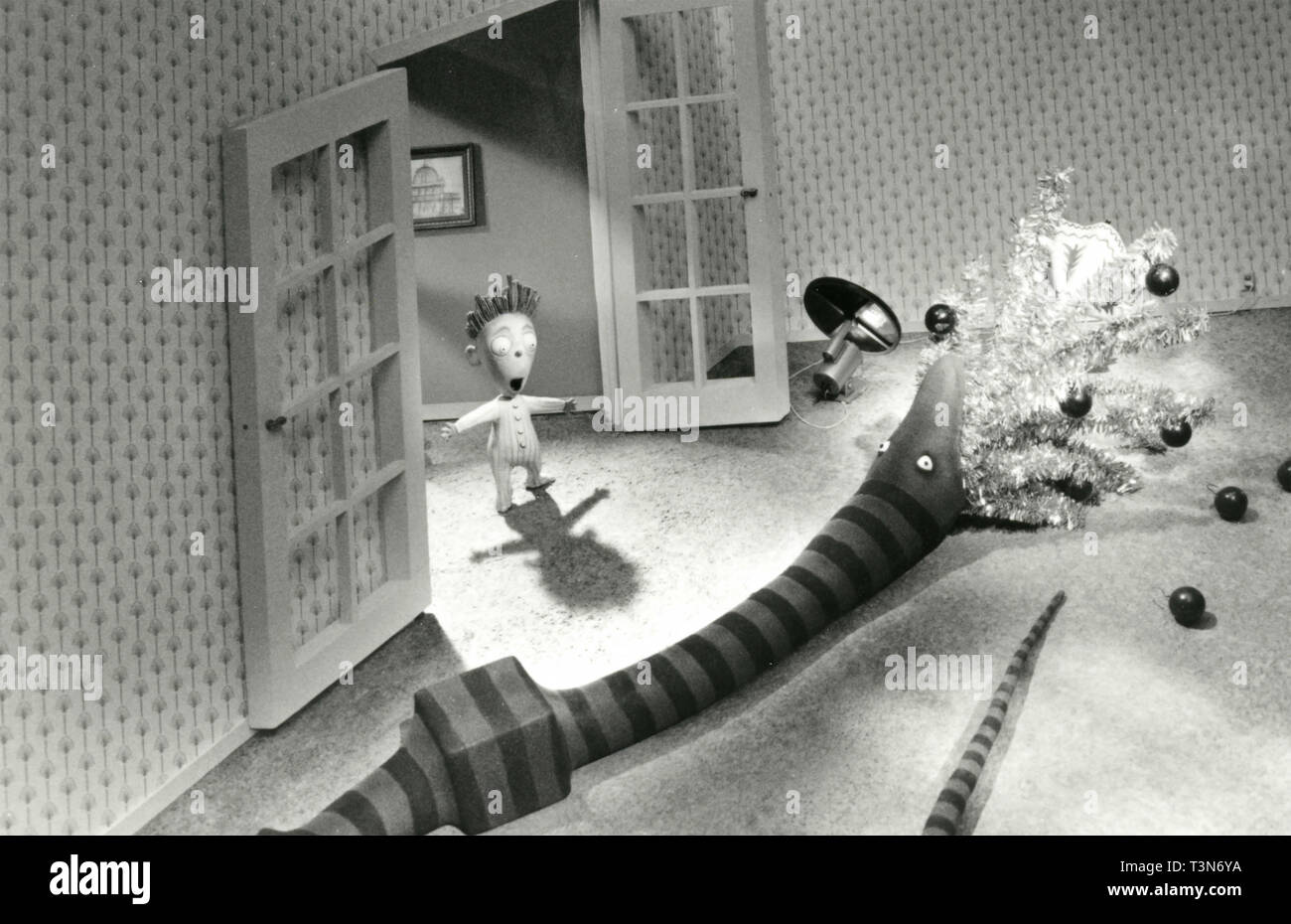 Scene from the animation movie The Nightmare Before Christmas, 1993 ...