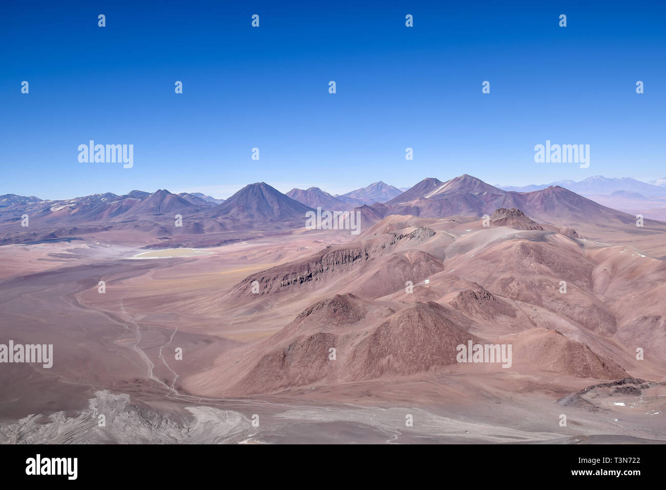 View from the top of Lascar Volcano, Chile Stock Photo - Alamy