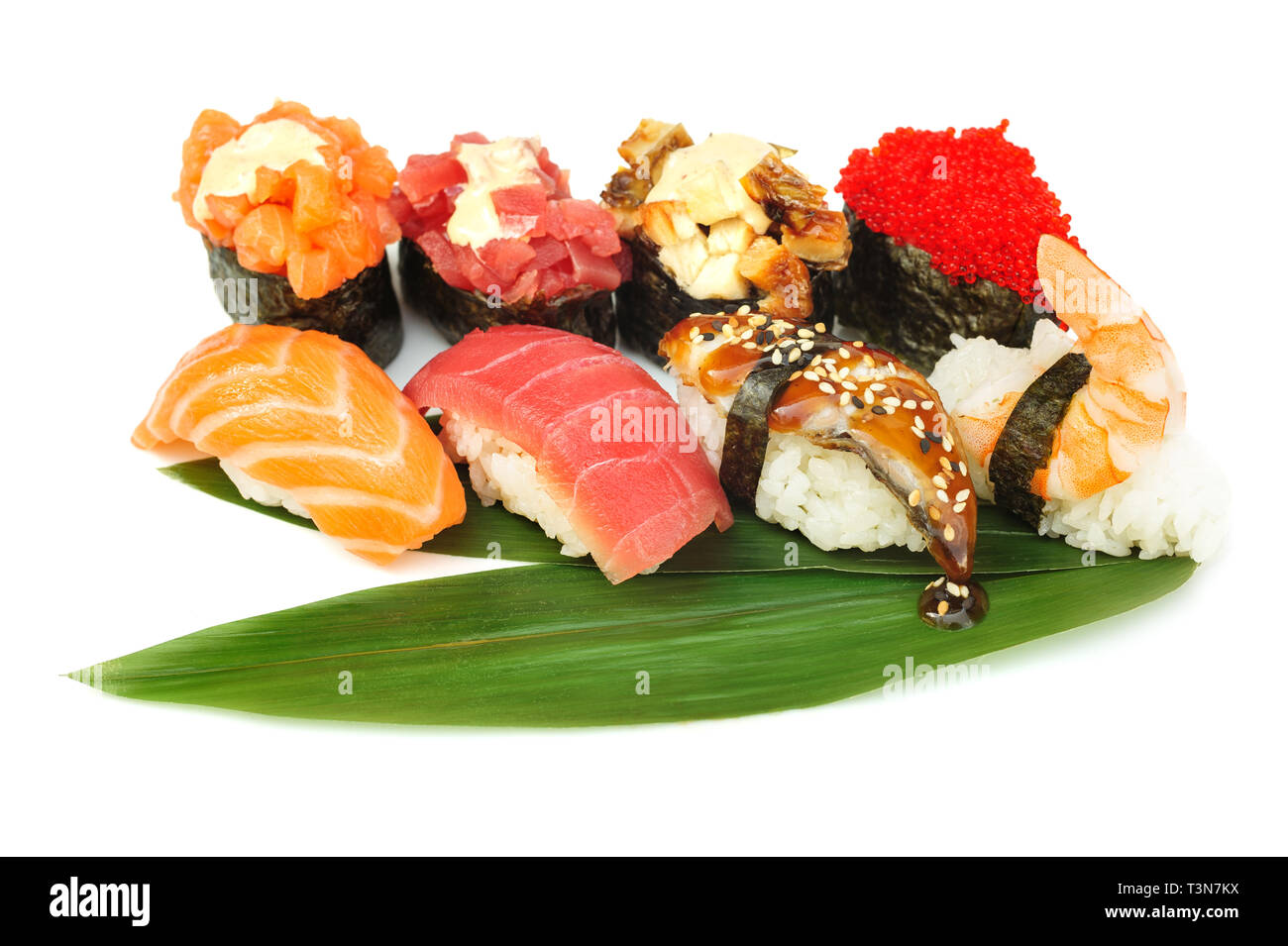 Wooden sushi boat on Cut Out Stock Images & Pictures - Alamy
