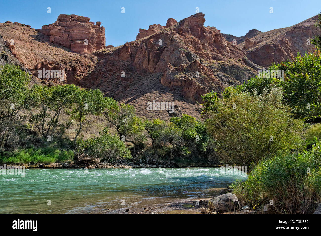 Charyn canyon river hi-res stock photography and images - Alamy
