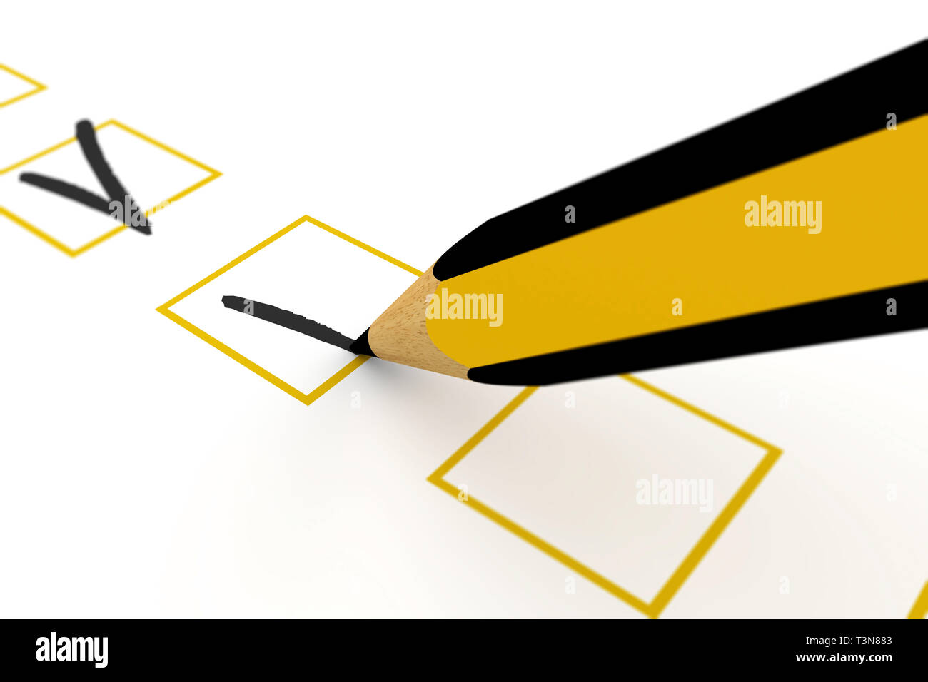 White check mark hi-res stock photography and images - Alamy