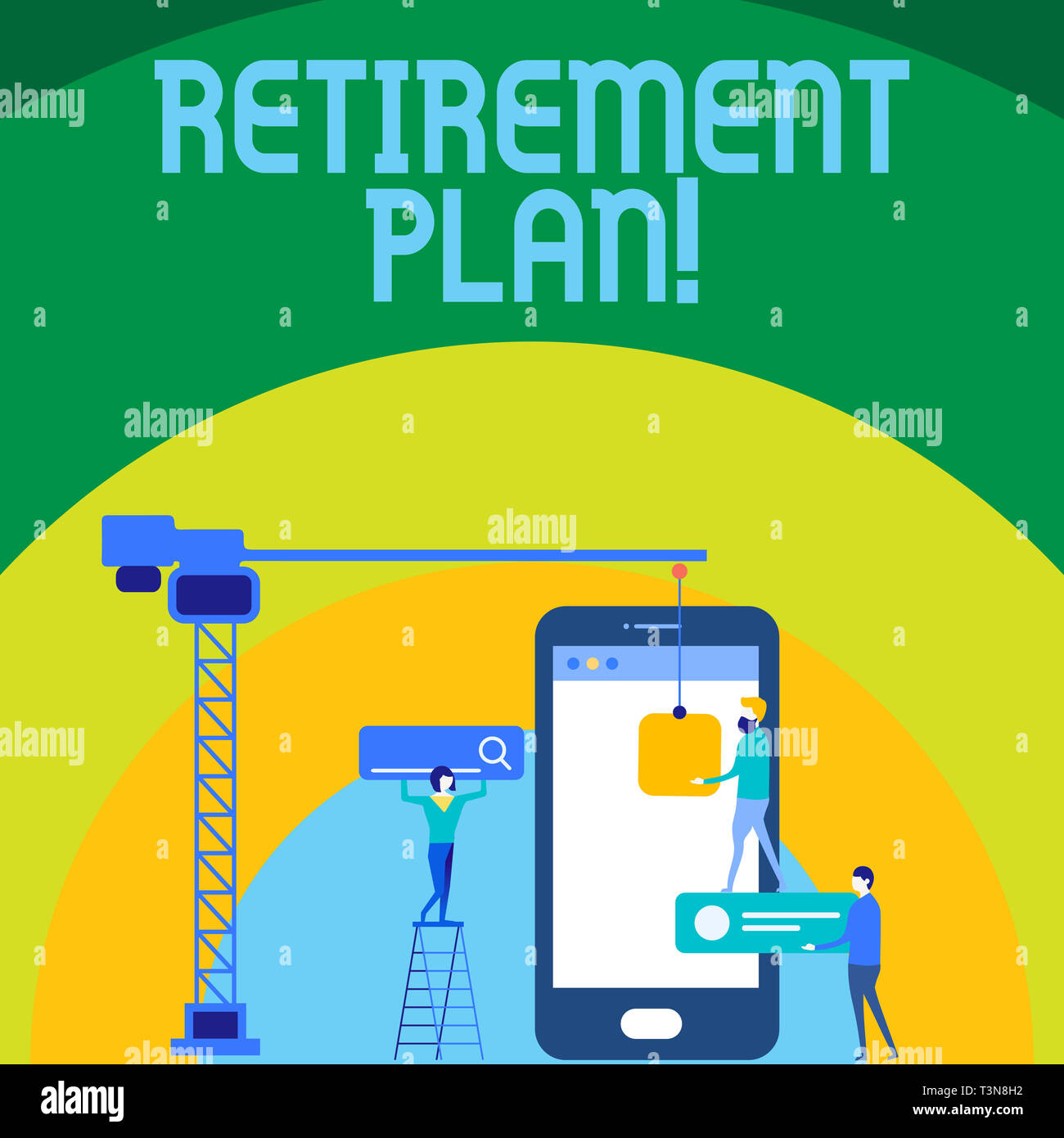 Conceptual hand writing showing Retirement Plan. Concept meaning income ...