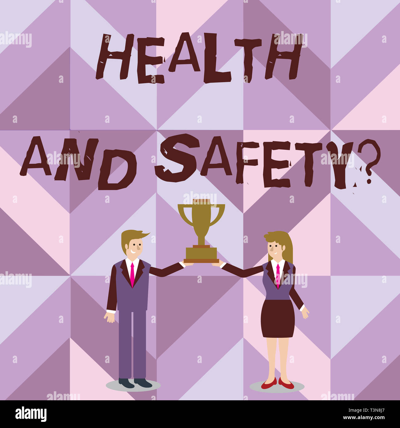 Handwriting text writing Health And Safety Question. Conceptual photo ...