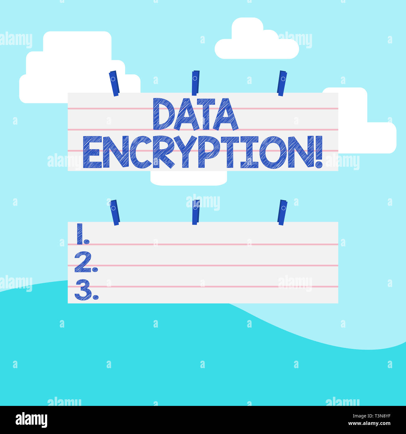 Handwriting text writing Data Encryption. Conceptual photo another form ...