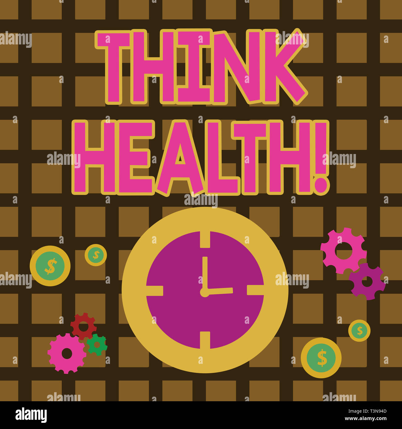 Conceptual hand writing showing Think Health. Concept meaning state of ...