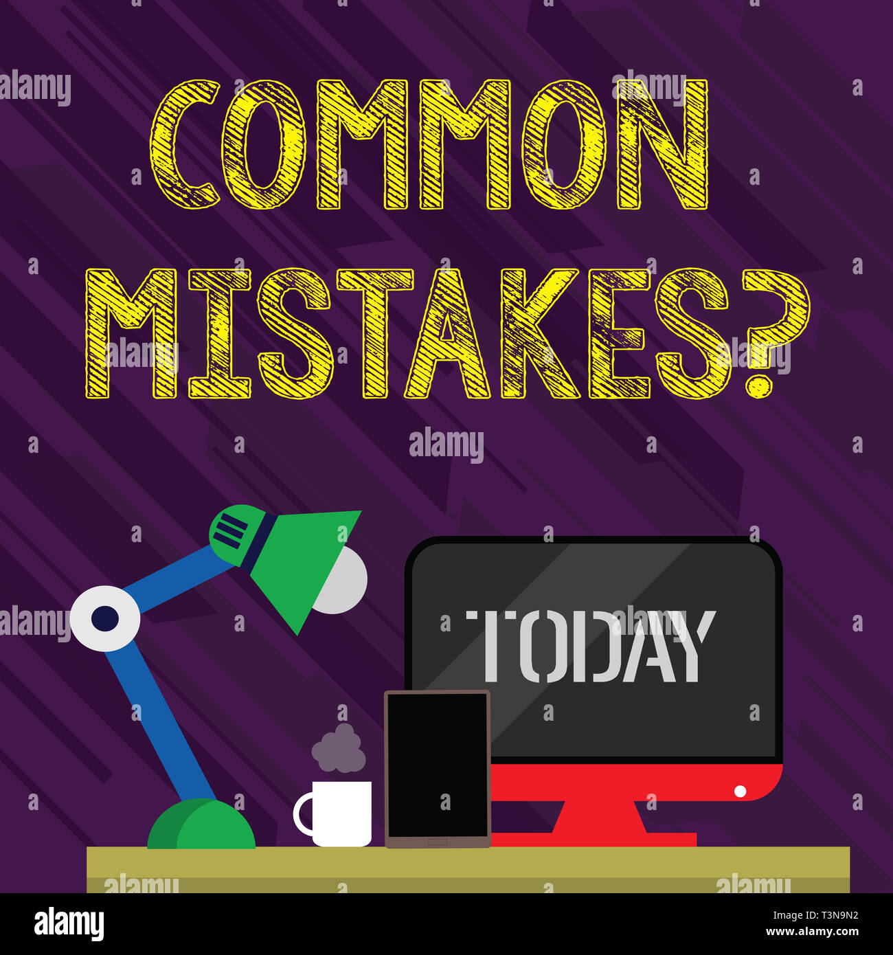 Conceptual hand writing showing Common Mistakes question. Concept ...