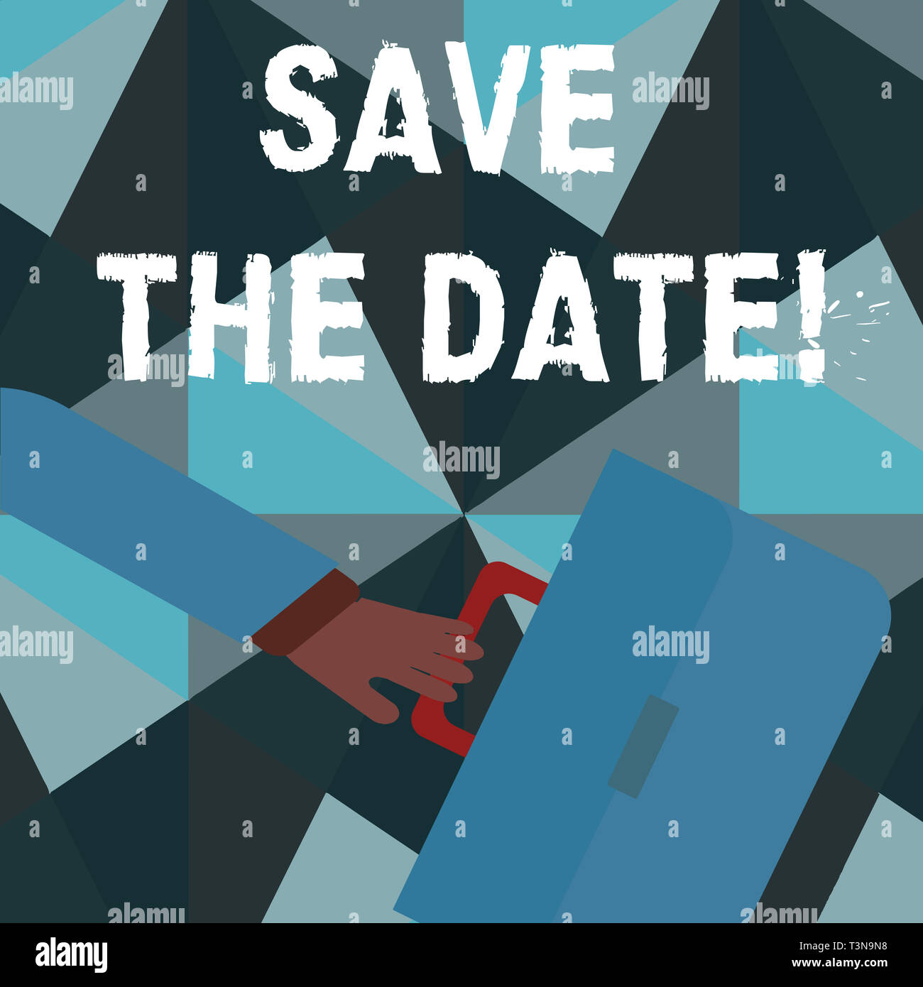 Word writing text Save The Date. Business photo showcasing remember not schedule anything else ...