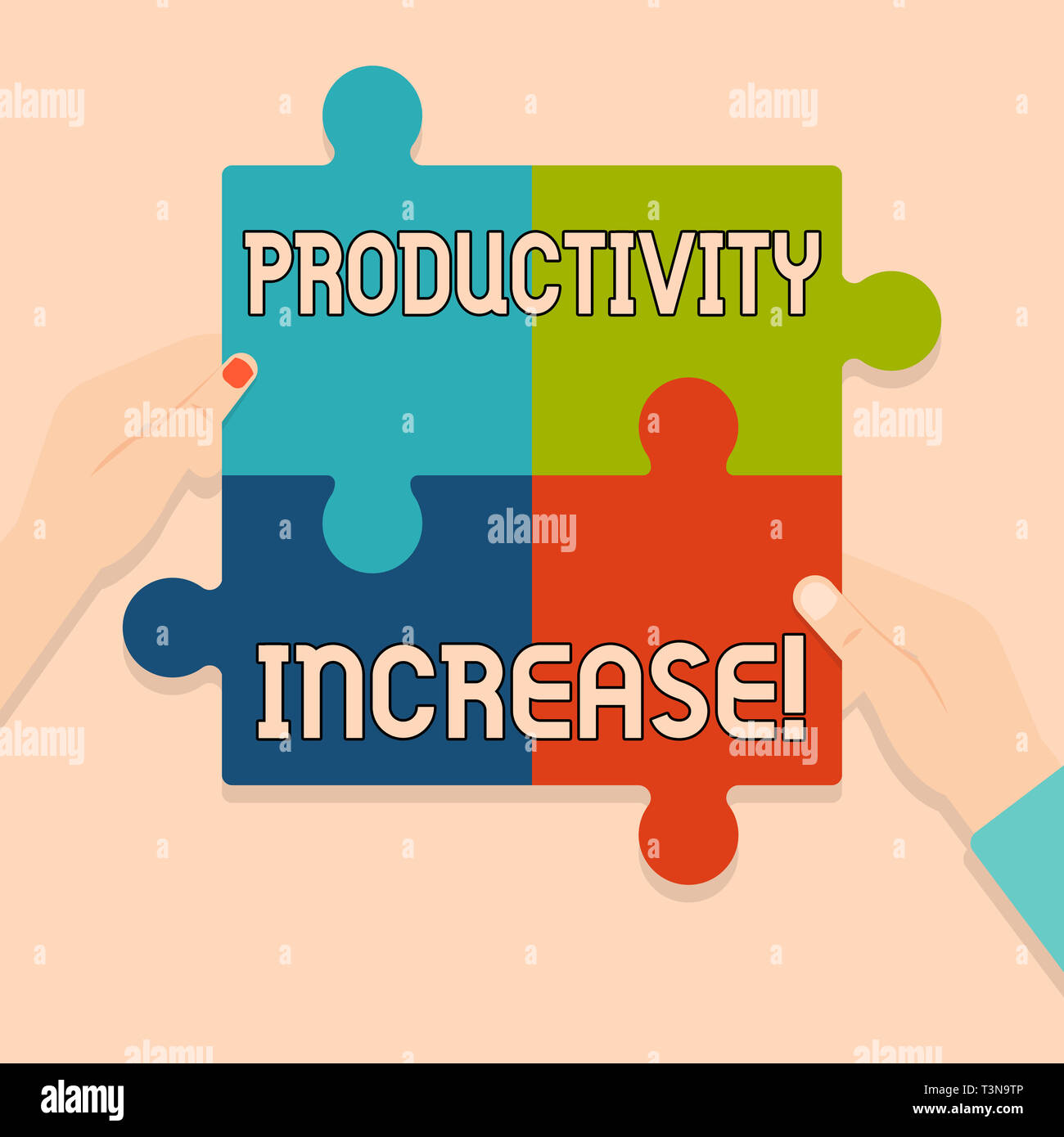 Writing note showing Productivity Increase. Business concept for Labor ...