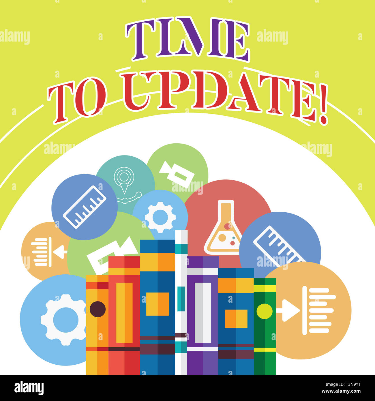 Word writing text Time To Update. Business photo showcasing this right ...