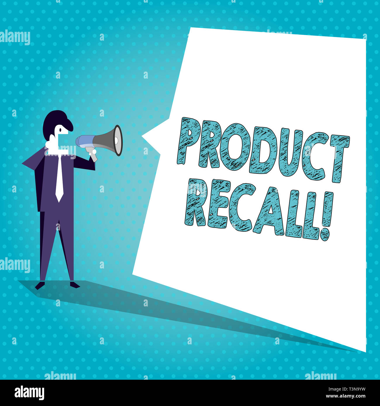 Text sign showing Product Recall. Business photo text request ...