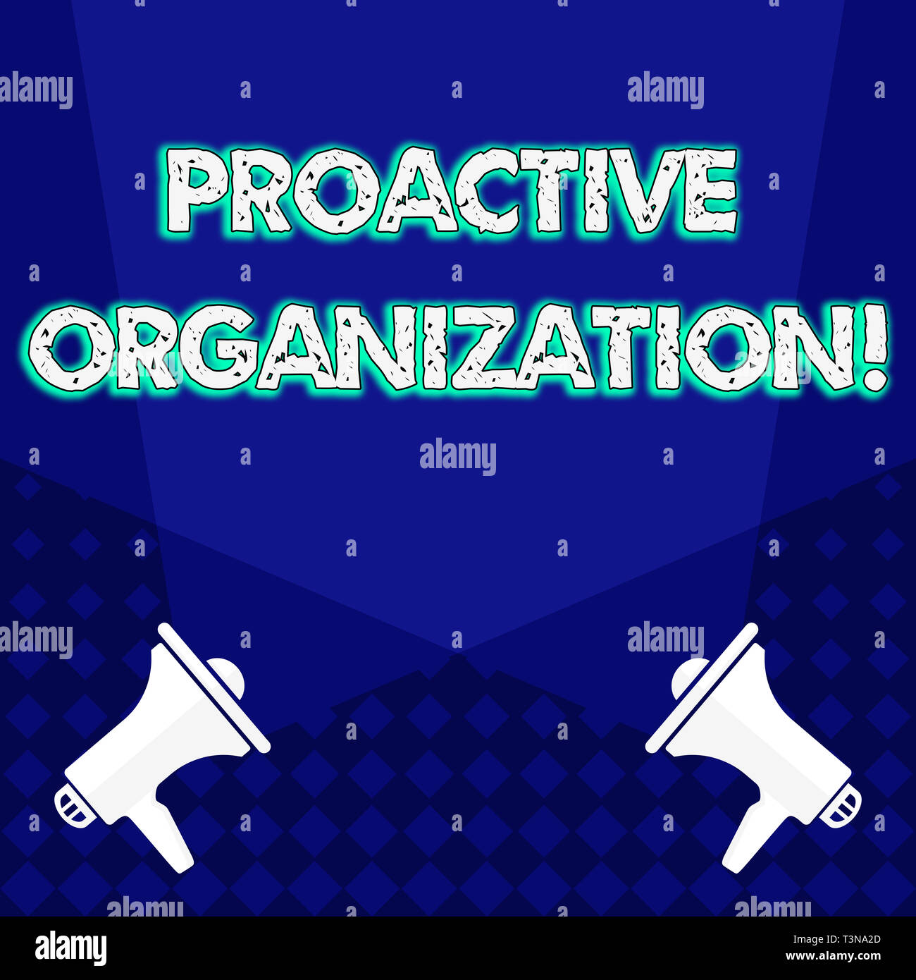 Writing note showing Proactive Organization. Business concept for ...