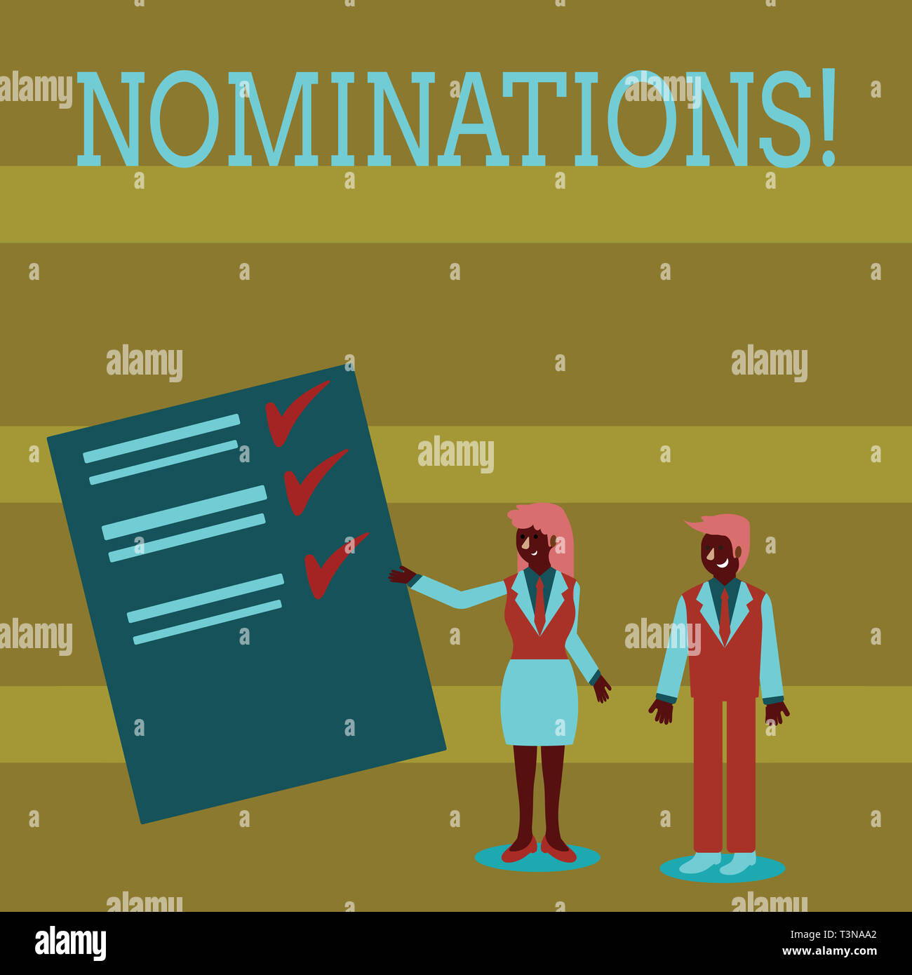 Handwriting text Nominations. Conceptual photo action of nominating or ...