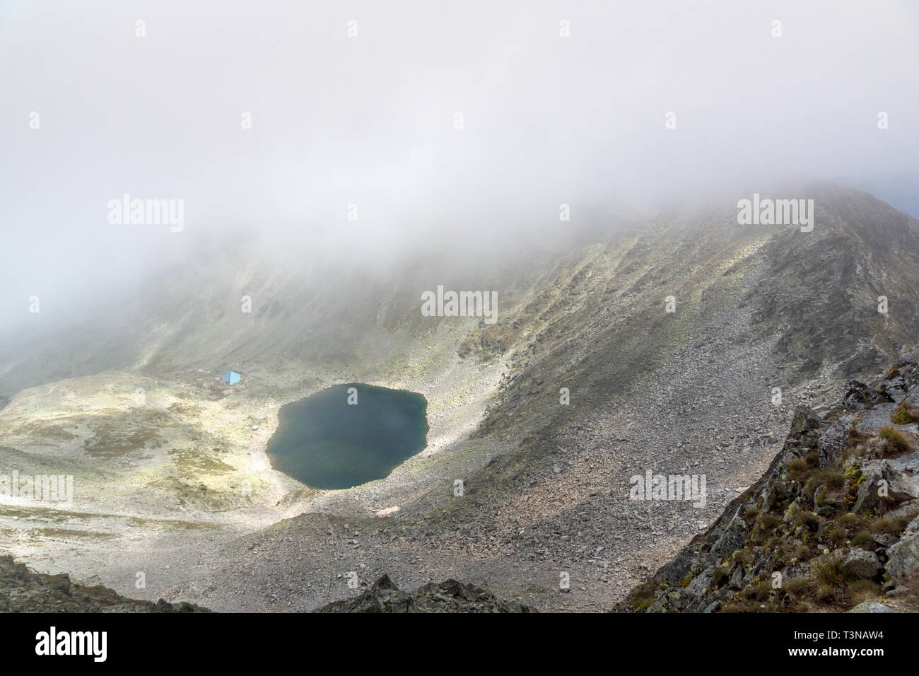 Amazing Panorama from Musala peak, Rila mountain, Bulgaria Stock Photo ...
