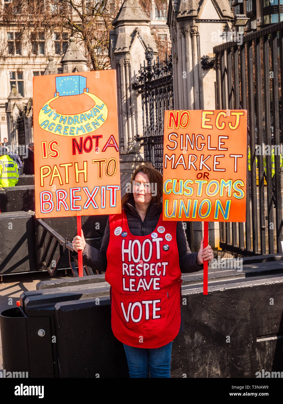 Pro Brexit Supporters outside The Houses of Parliament, Palace of ...