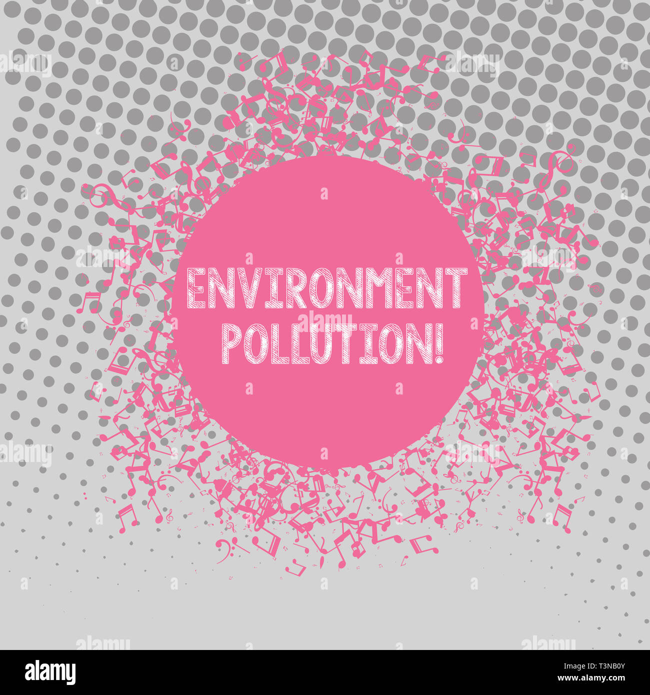 Text sign showing Environment Pollution. Business photo text The ...
