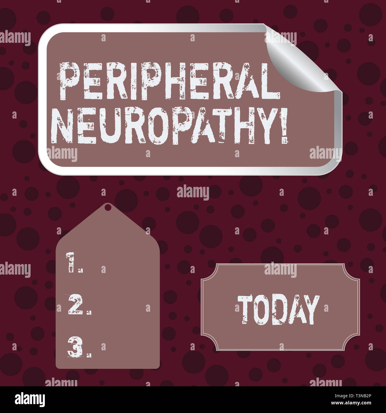 Conceptual hand writing showing Peripheral Neuropathy. Concept meaning ...