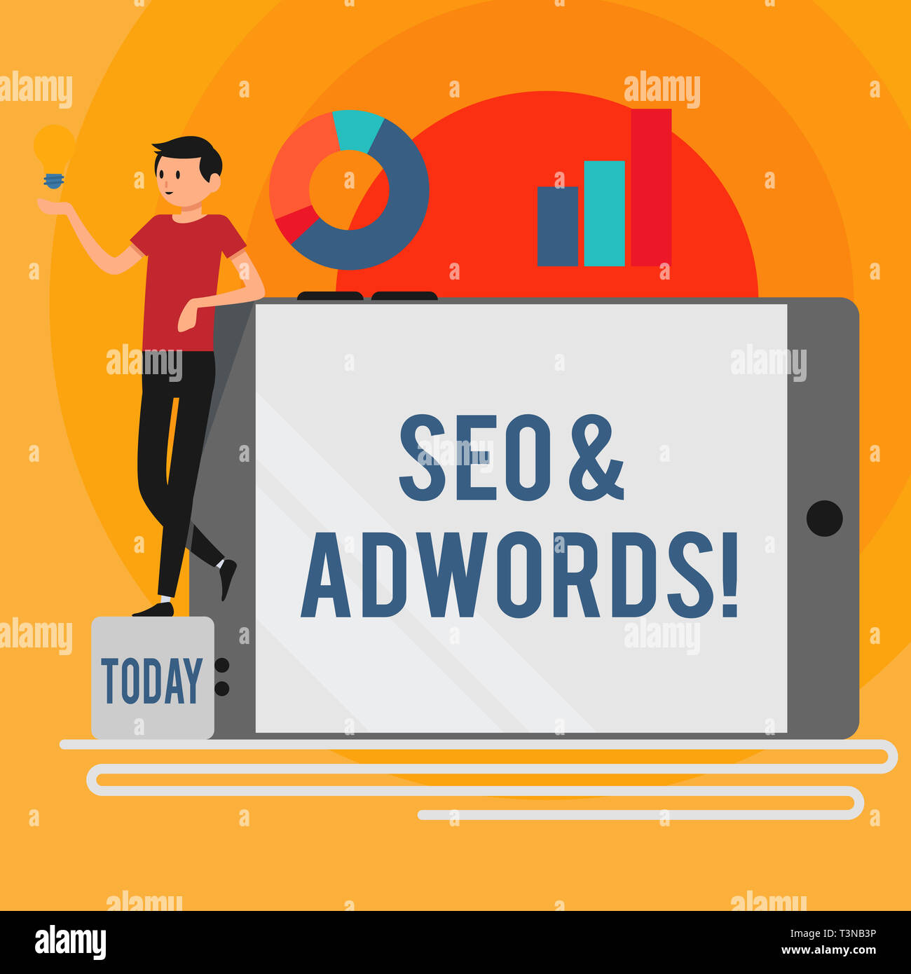 Word writing text Seo And Adwords. Business photo showcasing they are ...