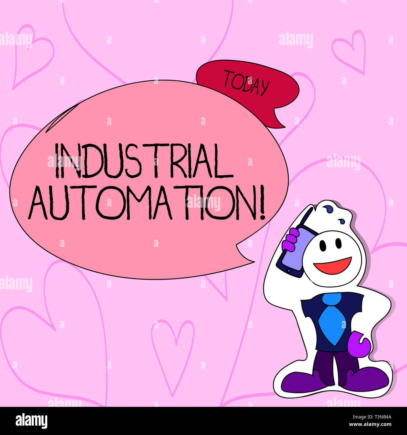 Text sign showing Industrial Automation. Business photo text Use of ...