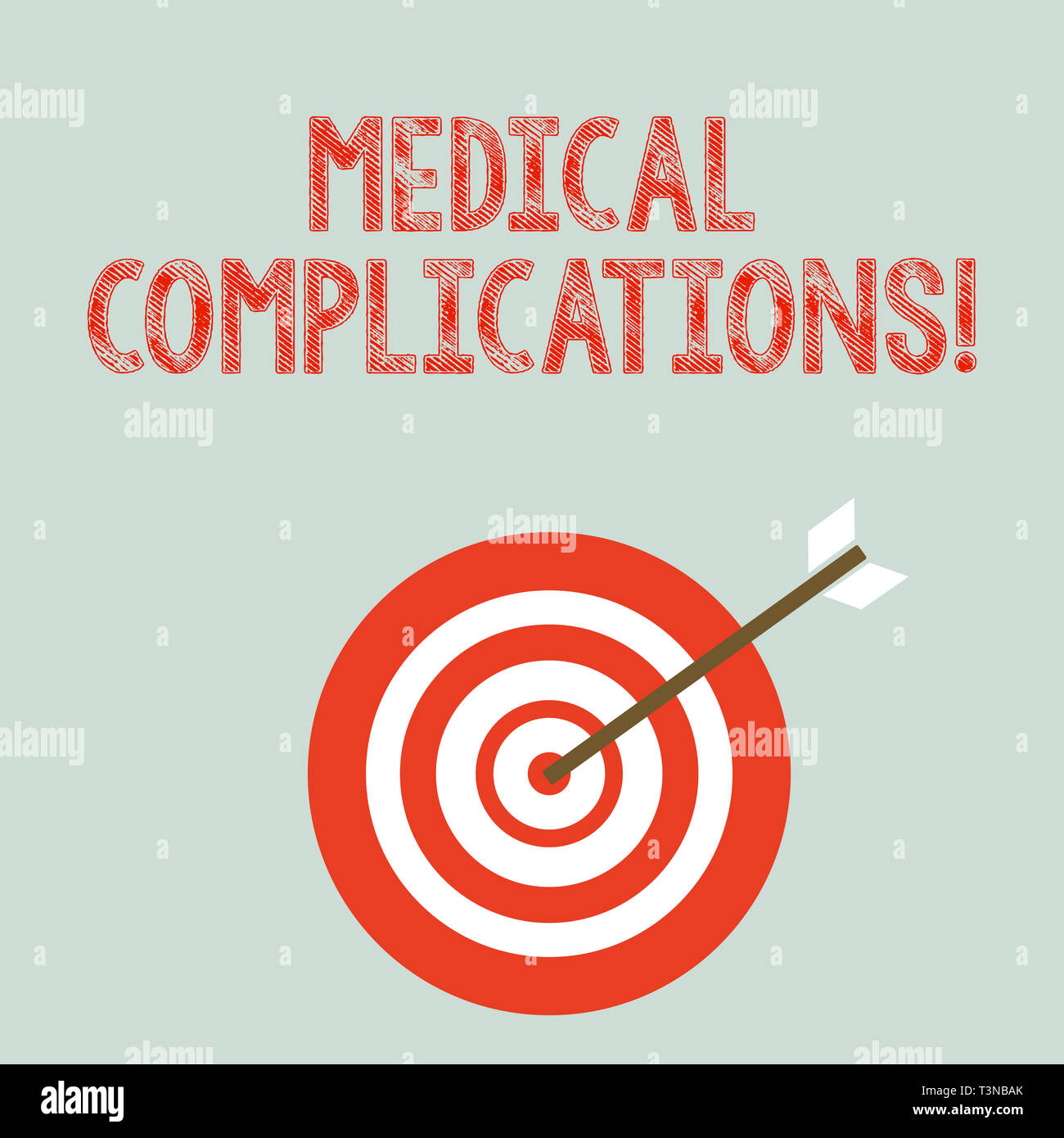 Writing note showing Medical Complications. Business concept for ...