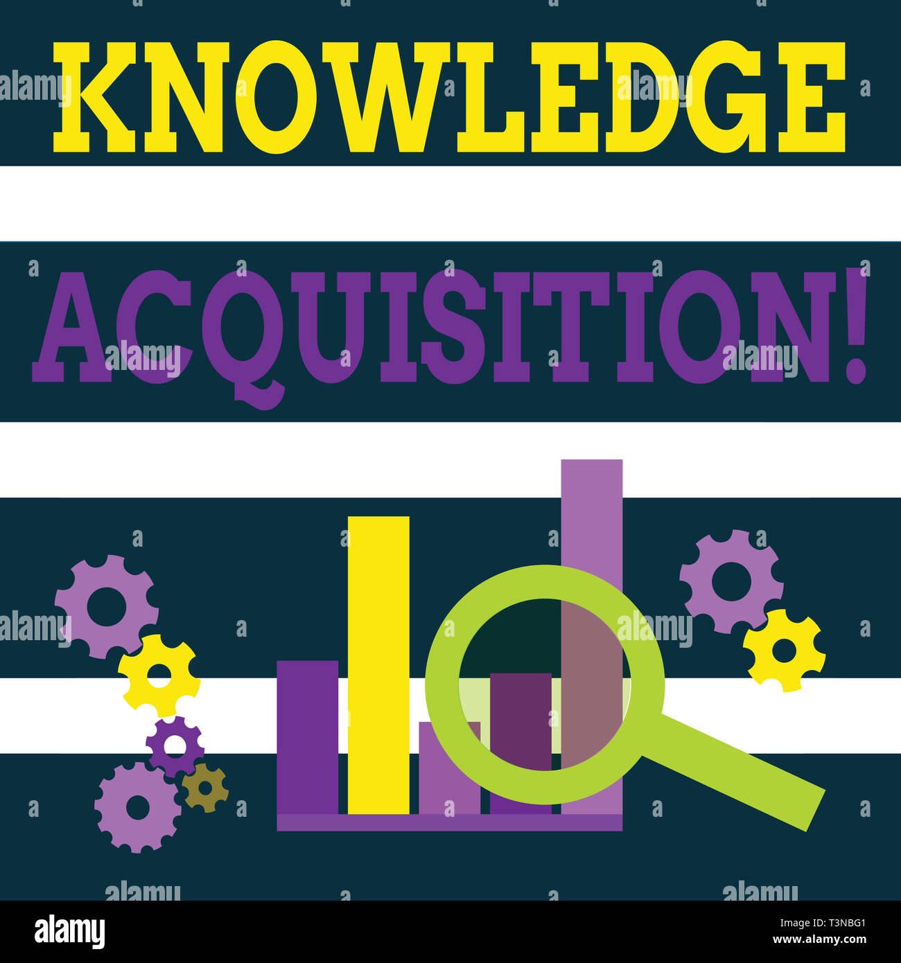 Writing note showing Knowledge Acquisition. Business concept for ...