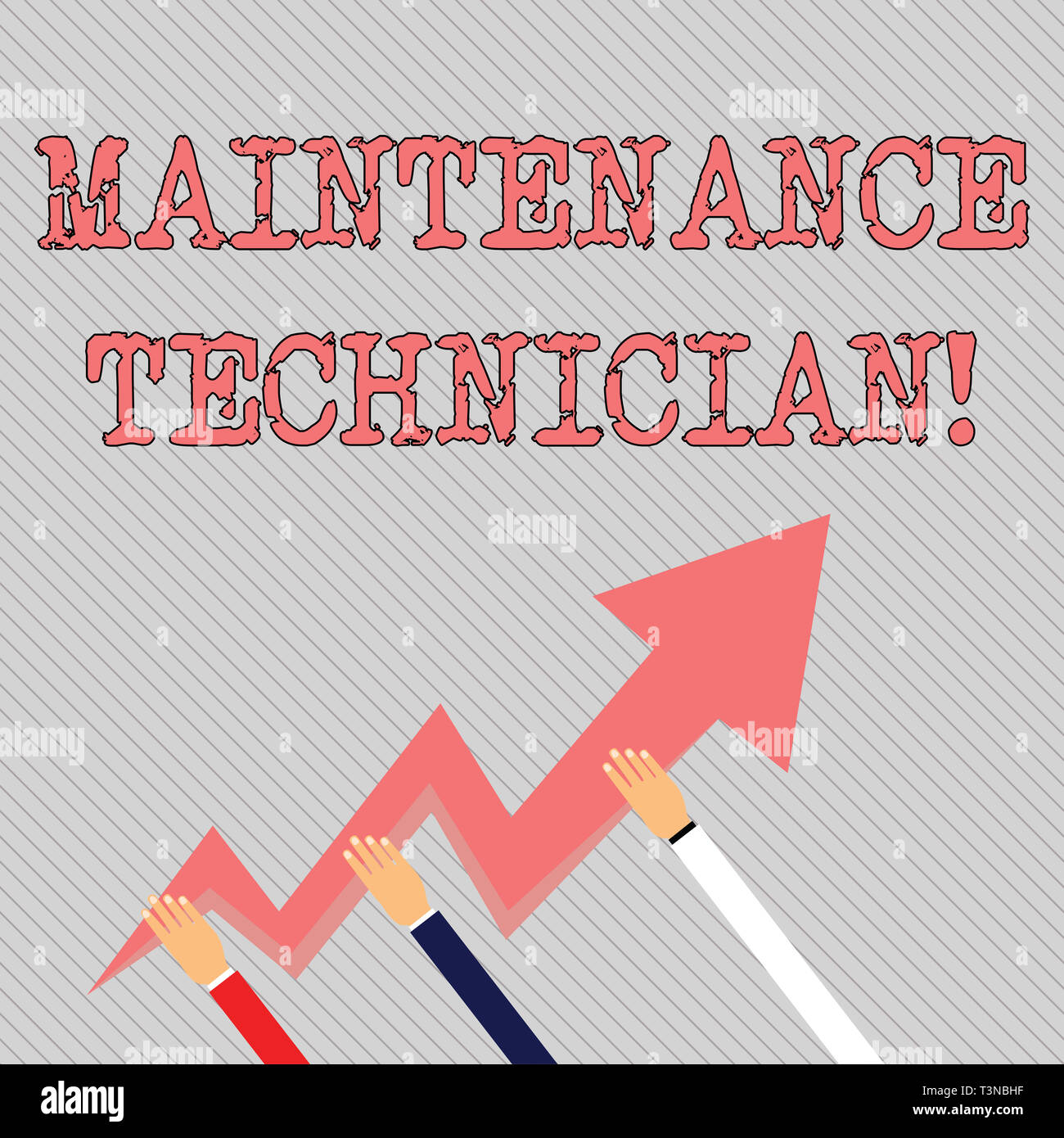 Text sign showing Maintenance Technician. Business photo text ...
