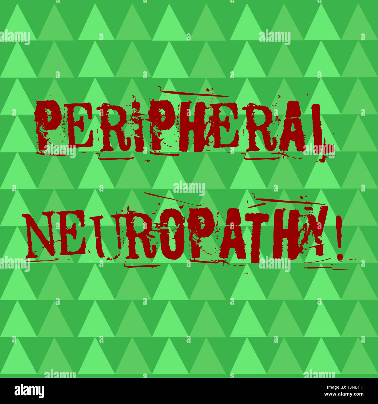 Conceptual hand writing showing Peripheral Neuropathy. Concept meaning ...