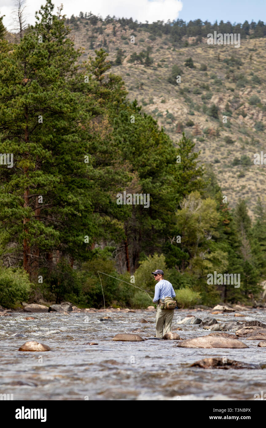 Colorado river fly fishing hi-res stock photography and images - Alamy
