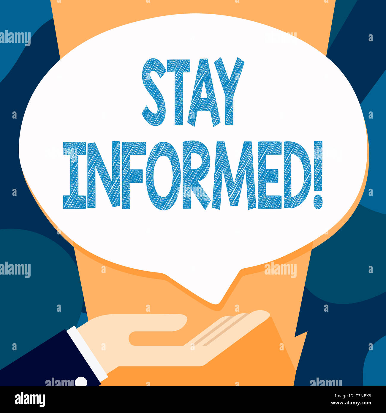 Writing note showing Stay Informed. Business concept for Knowing what ...