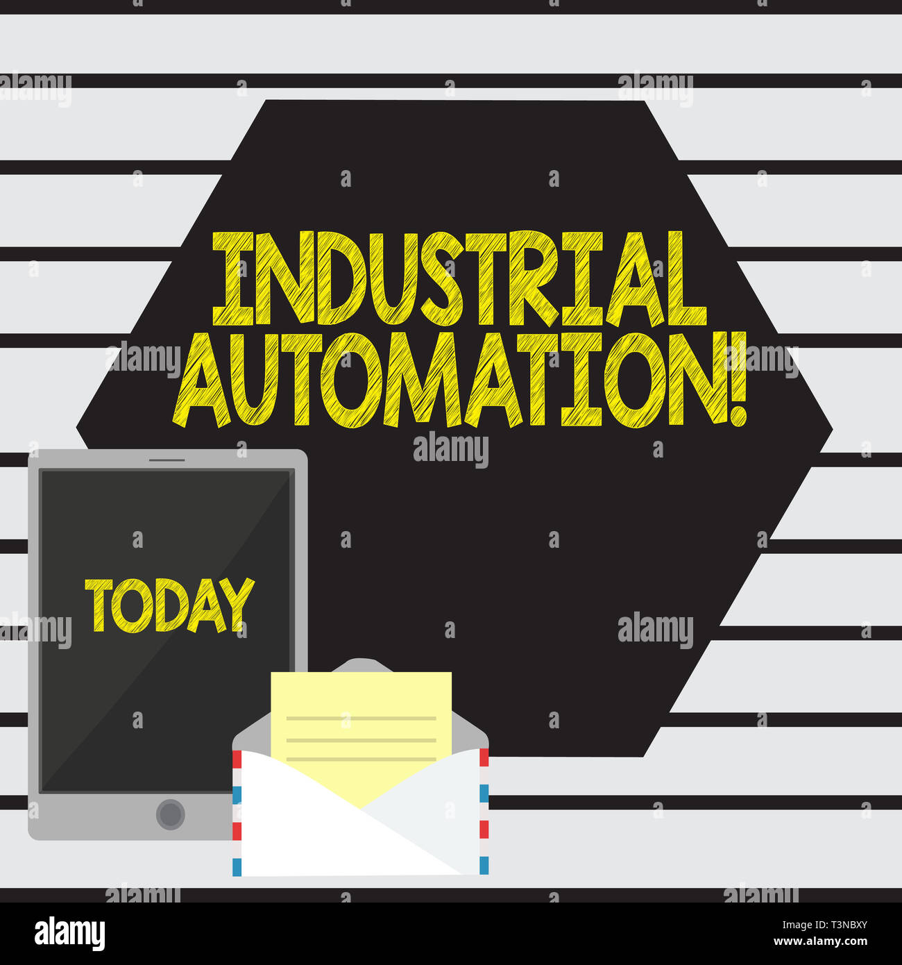 Word writing text Industrial Automation. Business photo showcasing Use ...