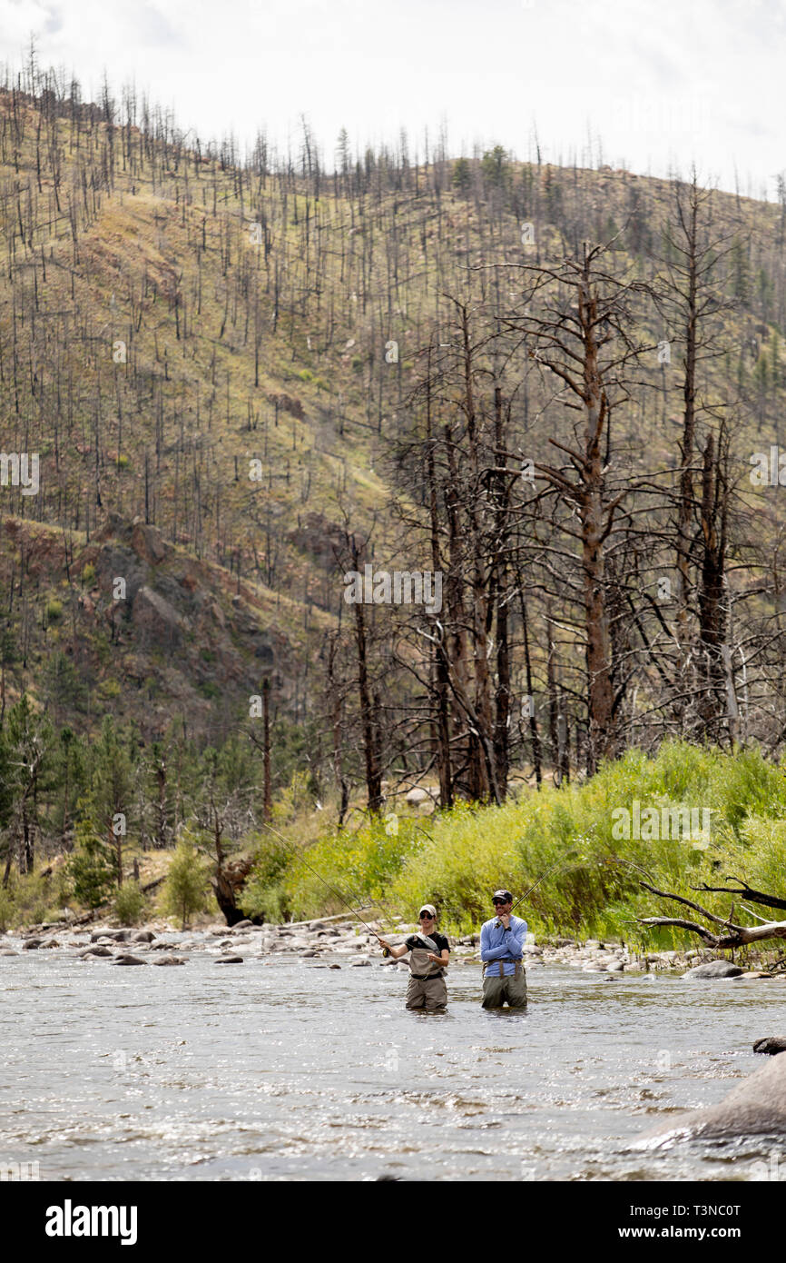 Female fly fishing guide hi-res stock photography and images - Alamy