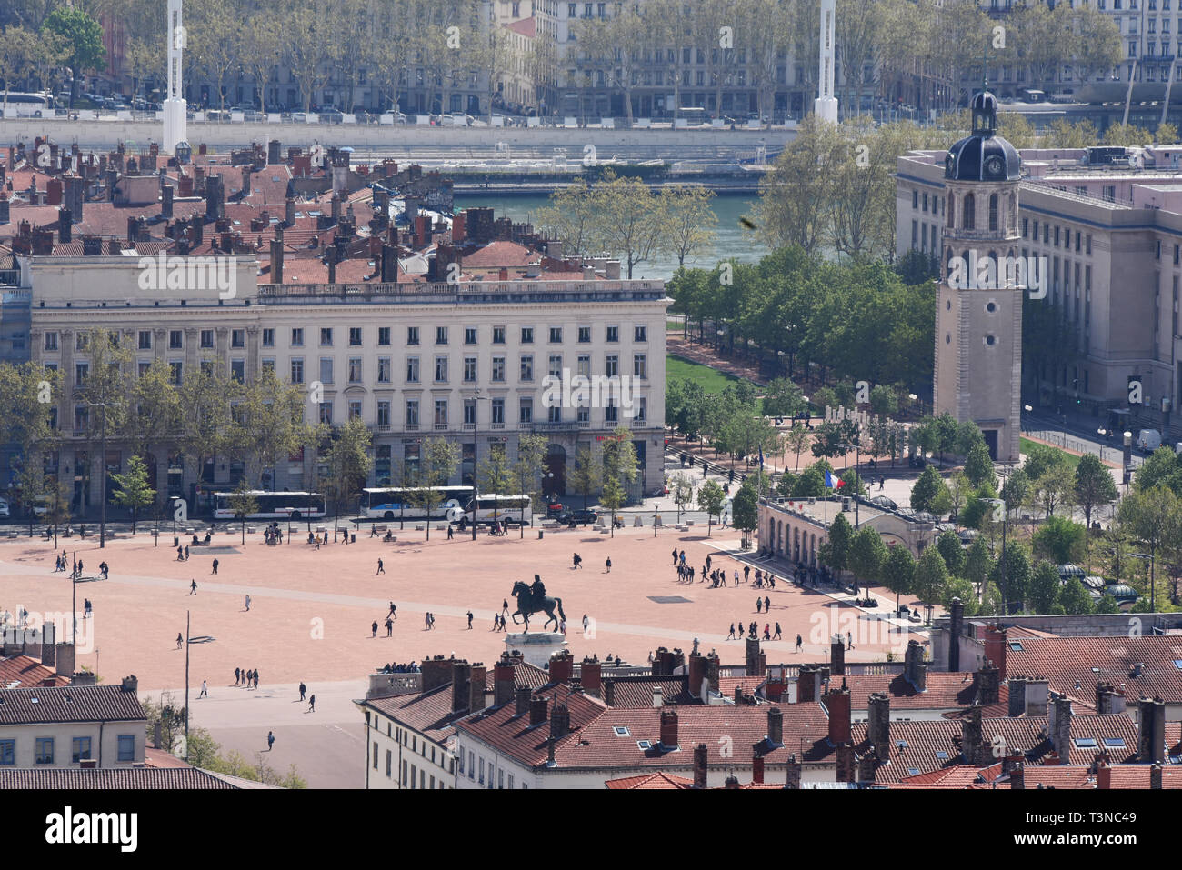 Place bellecour aerial hi-res stock photography and images - Alamy