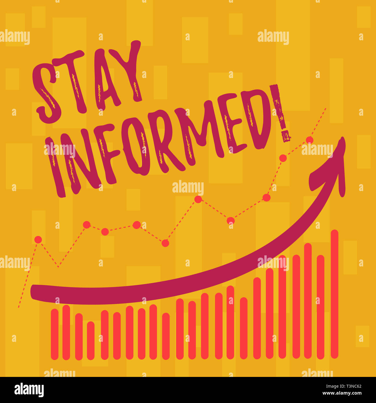 Text sign showing Stay Informed. Business photo showcasing Knowing what ...