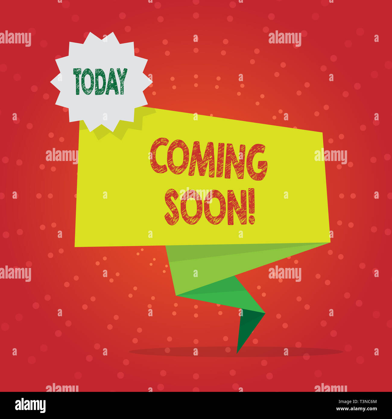 Writing note showing Coming Soon. Business concept for event or action ...