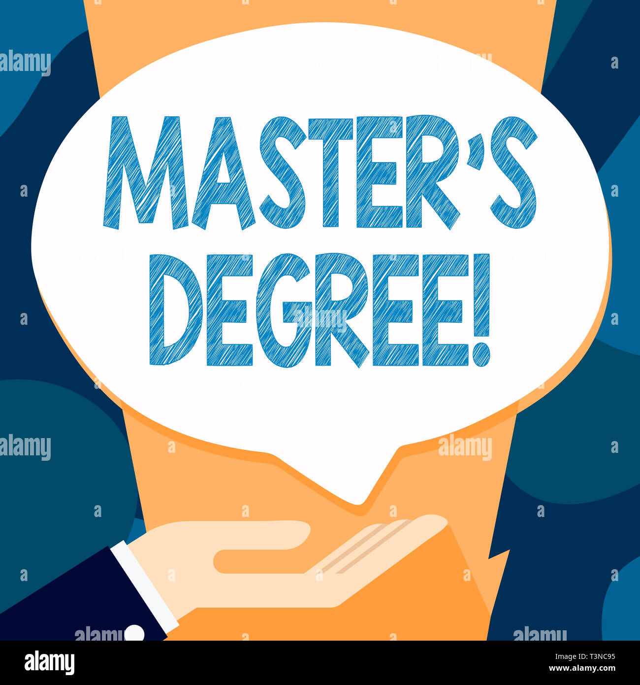 Writing note showing Master S Degree. Business concept for academic ...