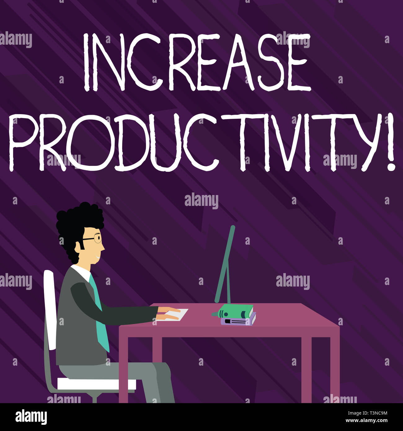 Text sign showing Increase Productivity. Business photo showcasing ...