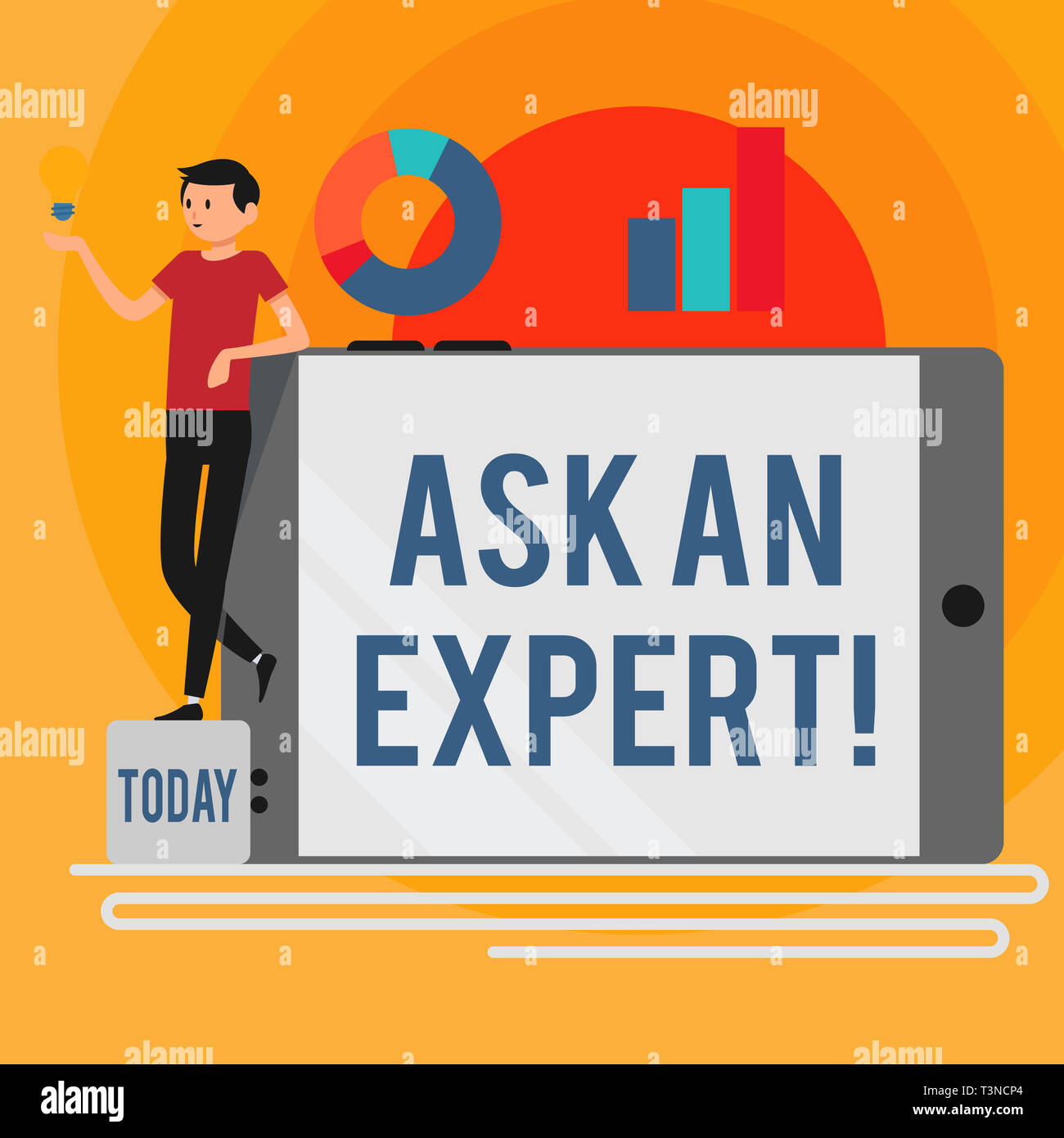 Word writing text Ask An Expert. Business photo showcasing confirmation ...