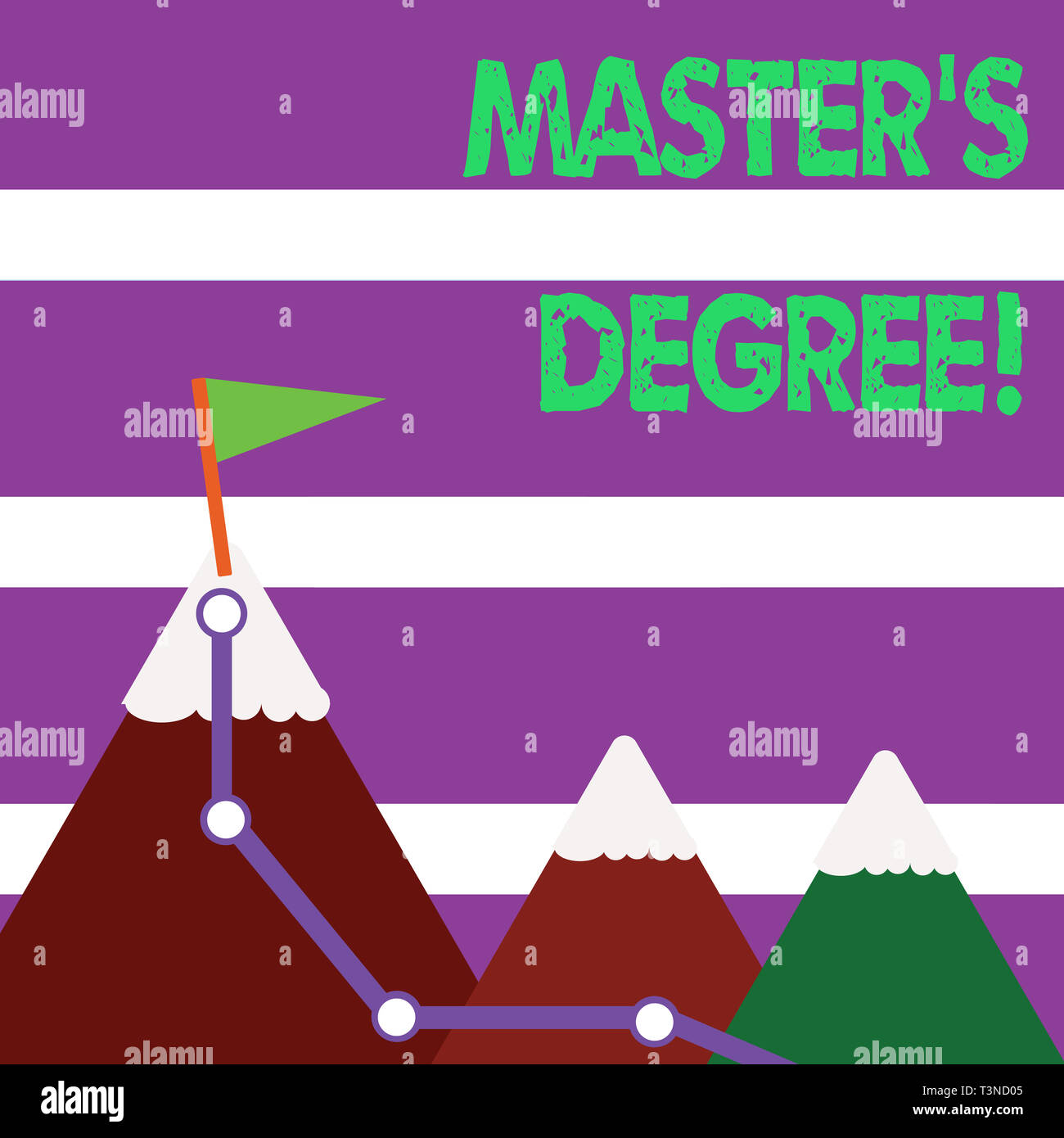 Word writing text Master S Degree. Business photo showcasing academic ...