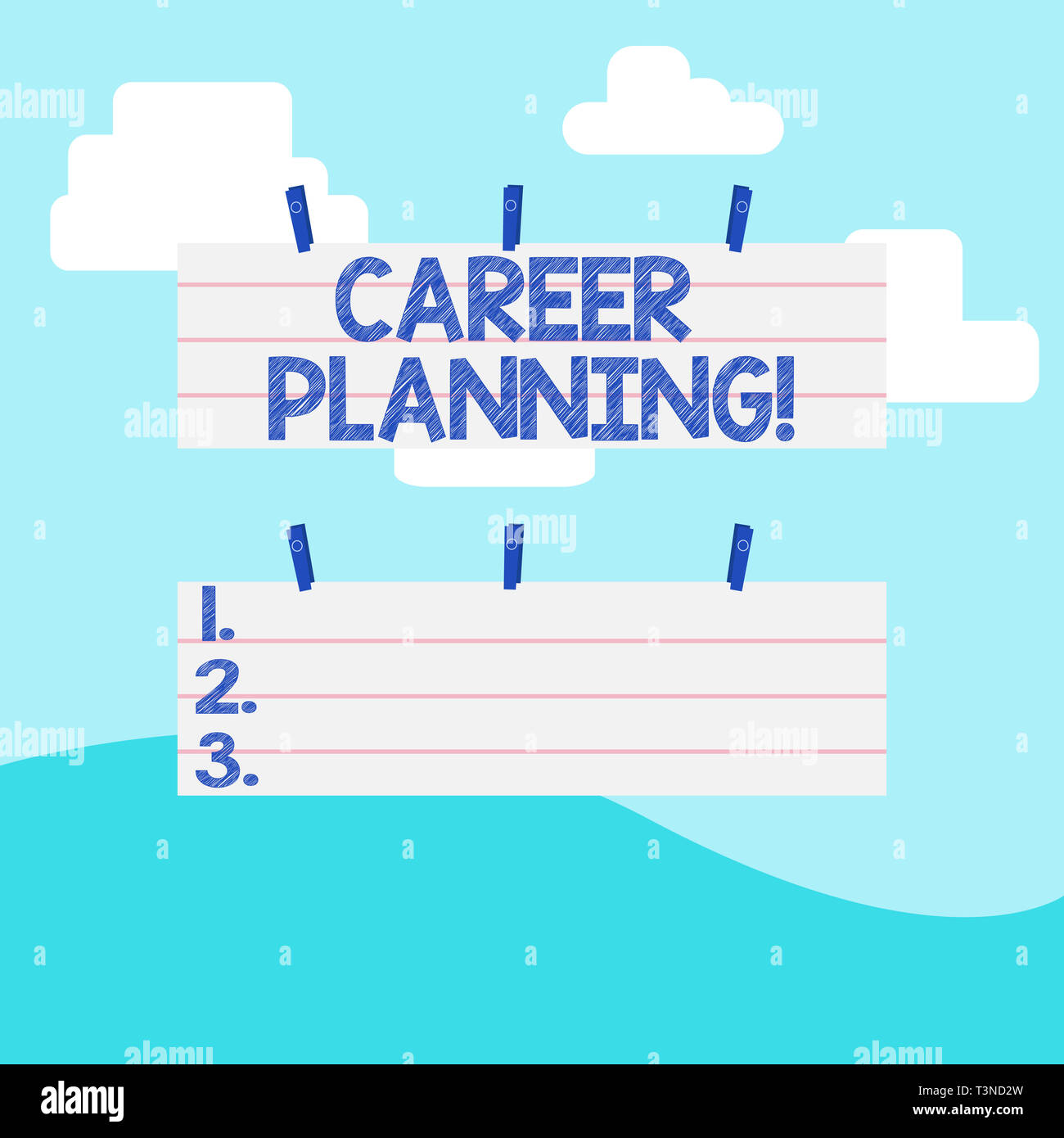 Handwriting text writing Career Planning. Conceptual photo ongoing ...