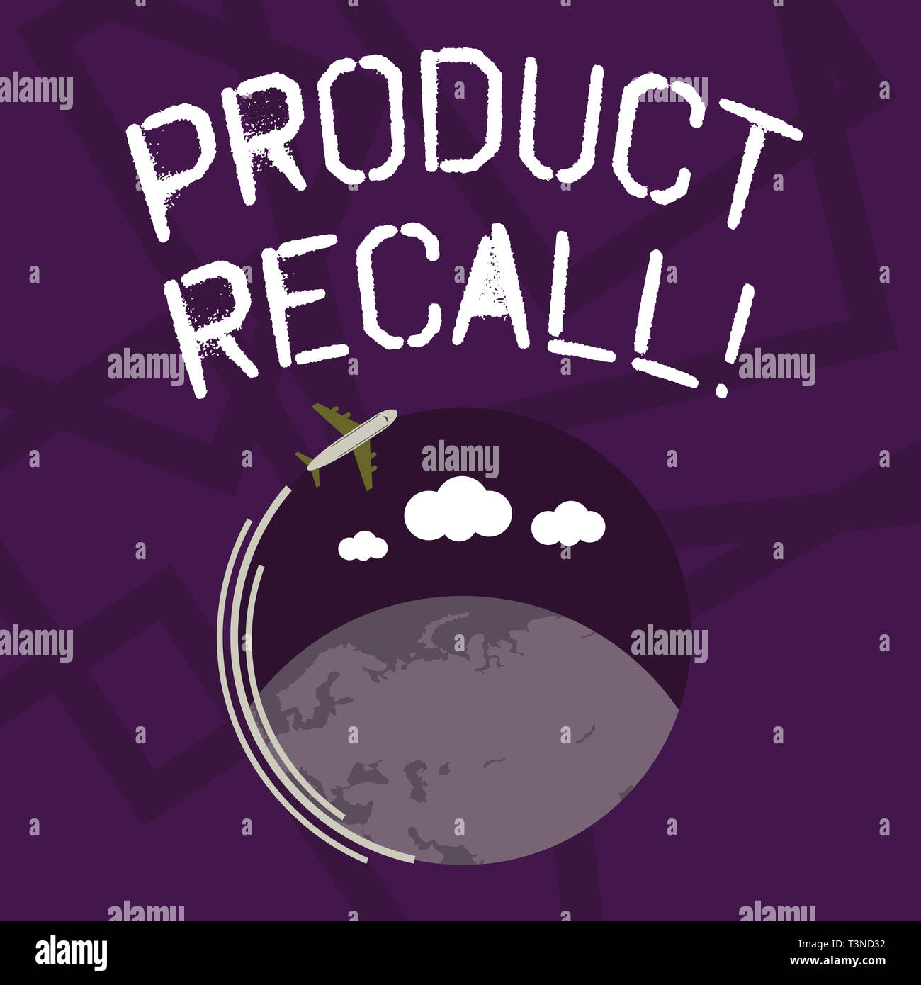 Text sign showing Product Recall. Business photo showcasing request ...