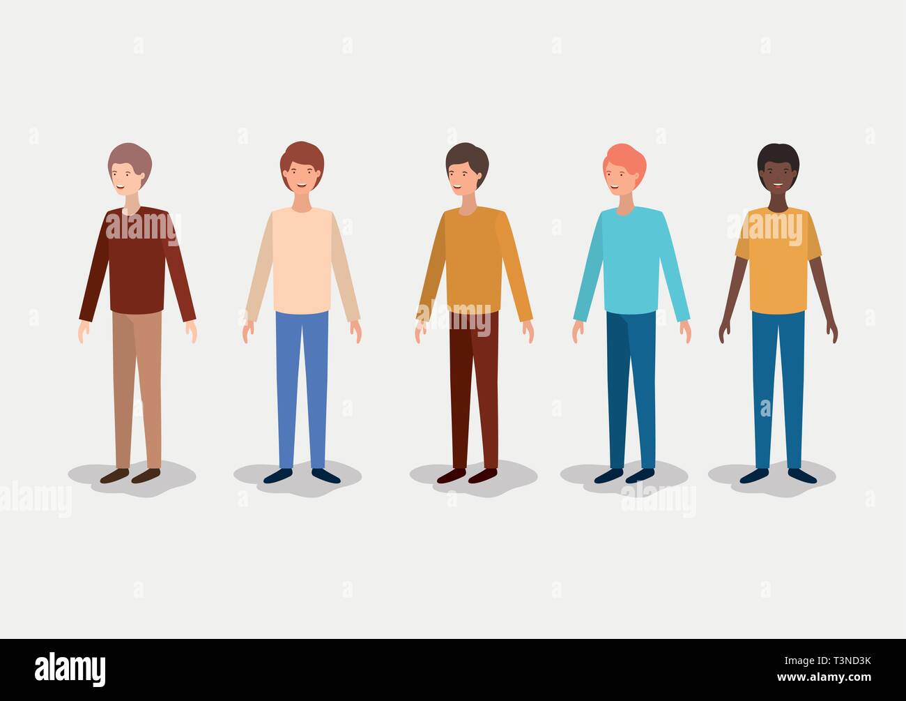 Citizens standing Stock Vector Images - Alamy