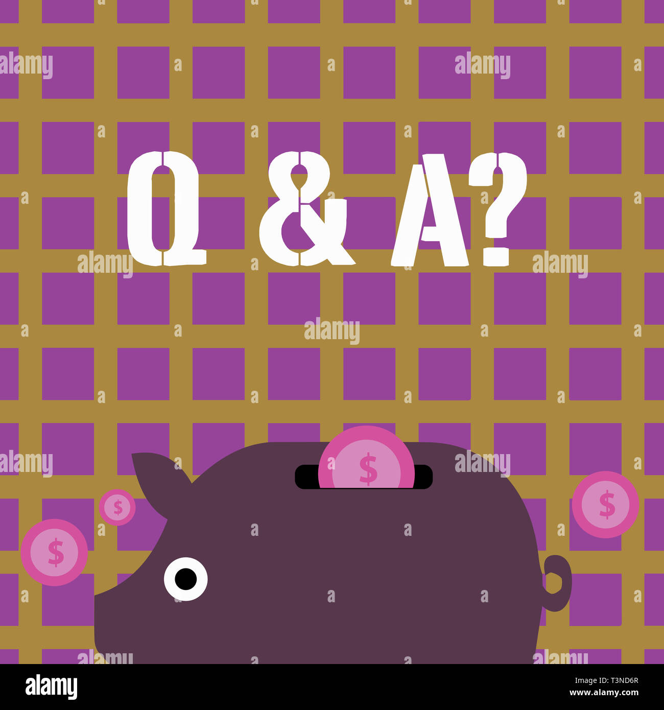 Piggy bank question mark hi-res stock photography and images - Alamy