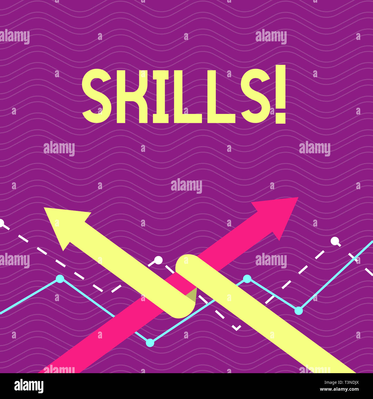 Text sign showing Skills. Business photo text ability do something very ...