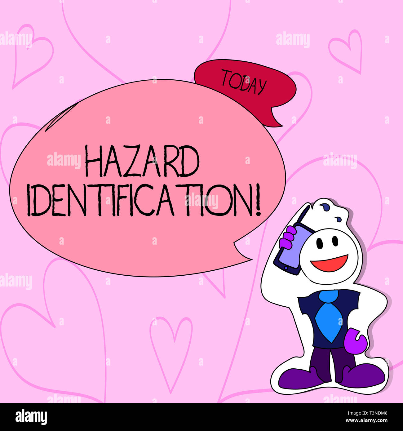 Text sign showing Hazard Identification. Business photo text process ...