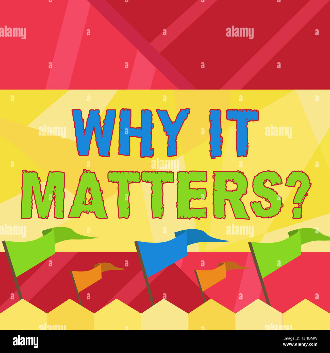 Word writing text Why It Matters question. Business photo showcasing ...